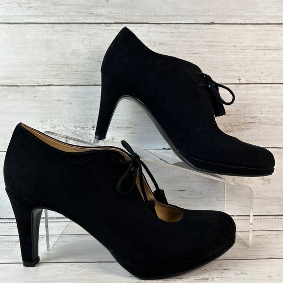 Naturalizer | Shoes | Naturalizer Paxton Pumps Womens 6 Black Fabric ...